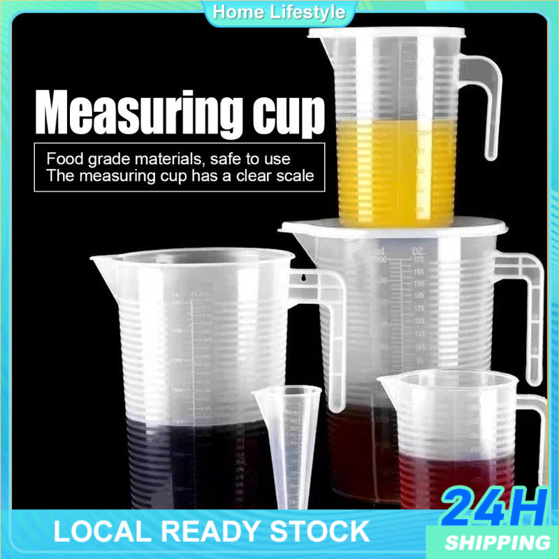 100ML Plastic Measuring Cup Pitcher Liquid Measure Jug Cup Container ...