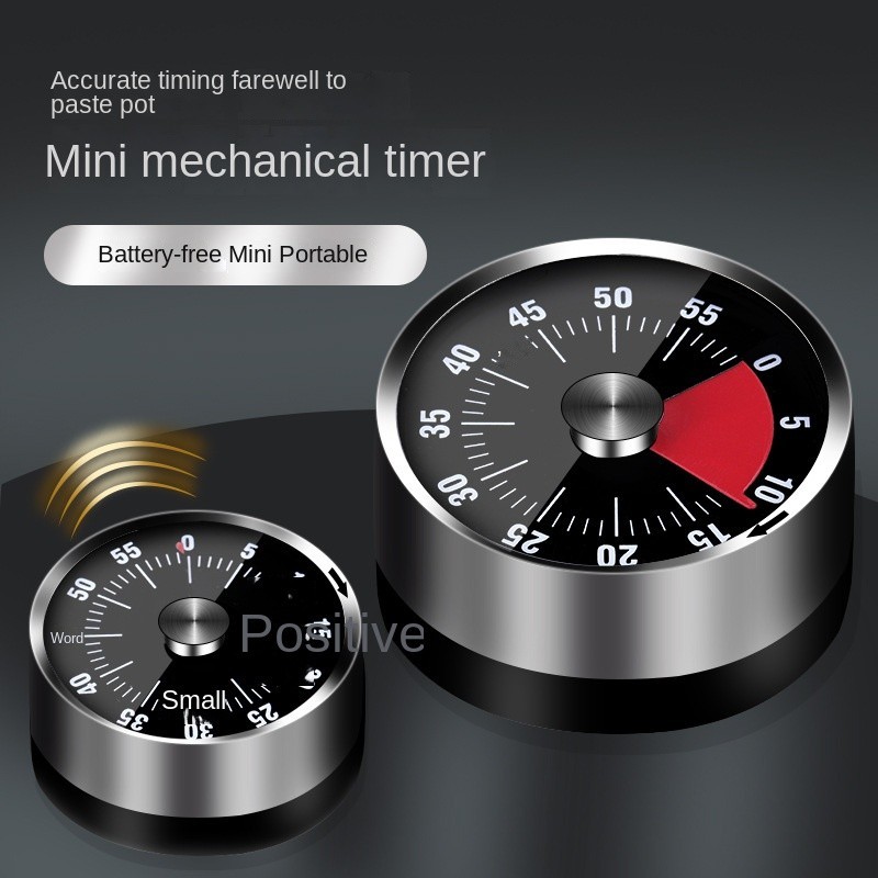 Mechanical Timer Stainless Steel Timer Reminder Countdown Timer with ...