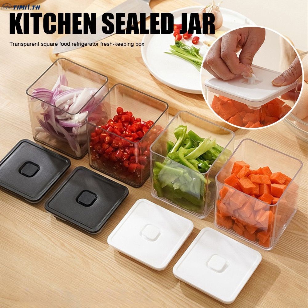 Transparent plastic sealed cans milk tea food cans kitchen cereal box ...