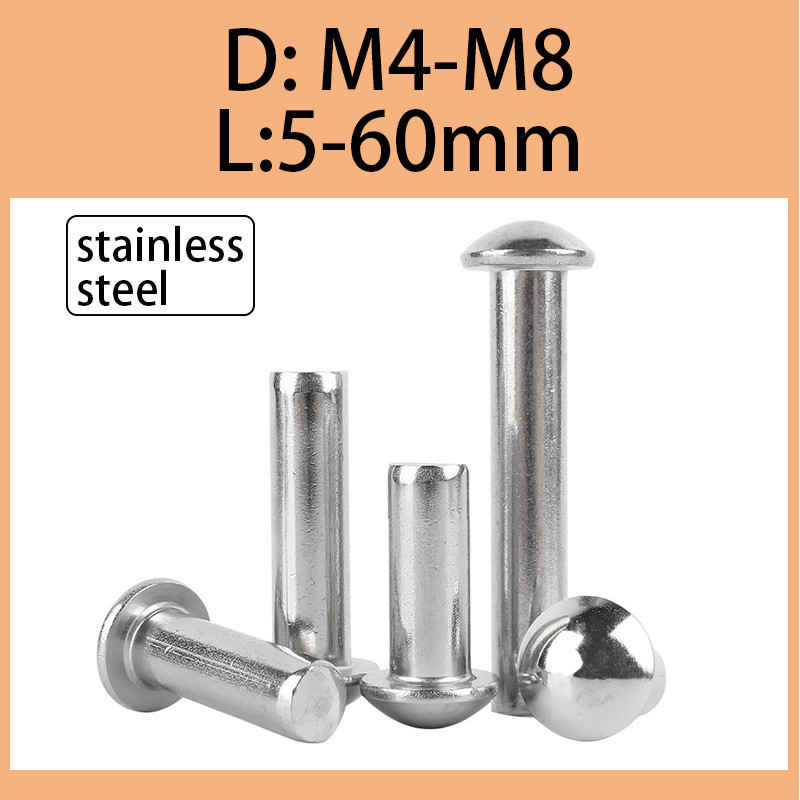 Rivet 304 stainless steel striking rivet 4mm rivet 5mm stainless steel ...