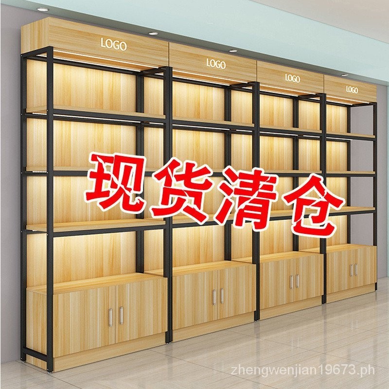 Shelf Display Cabinet Supermarket Shelf Multi-Layer Sample Display Rack ...