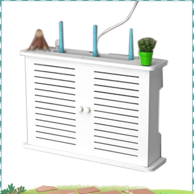 Wireless Wifi Router Storage Boxes Wooden Box Cable Power Plus Wire ...