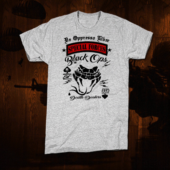 Army Special Forces Ranger T-Shirt Iraq Afghan War Military Combat Ops ...