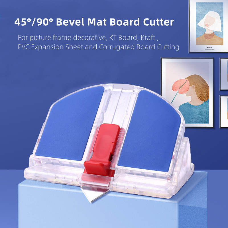45&90 Degree Bevel Mat Board Cutter Photo Frame Kraft KT Foam Chevron ...