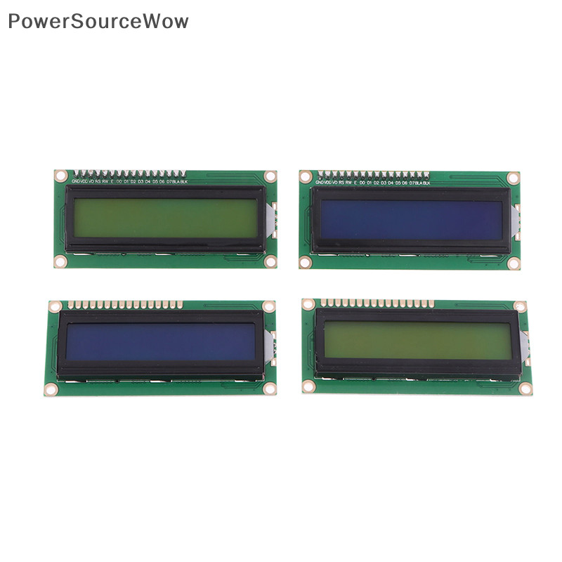 WOW LCD1602 1602 LCD Module Blue / Yellow Green Screen 16x2 Character ...