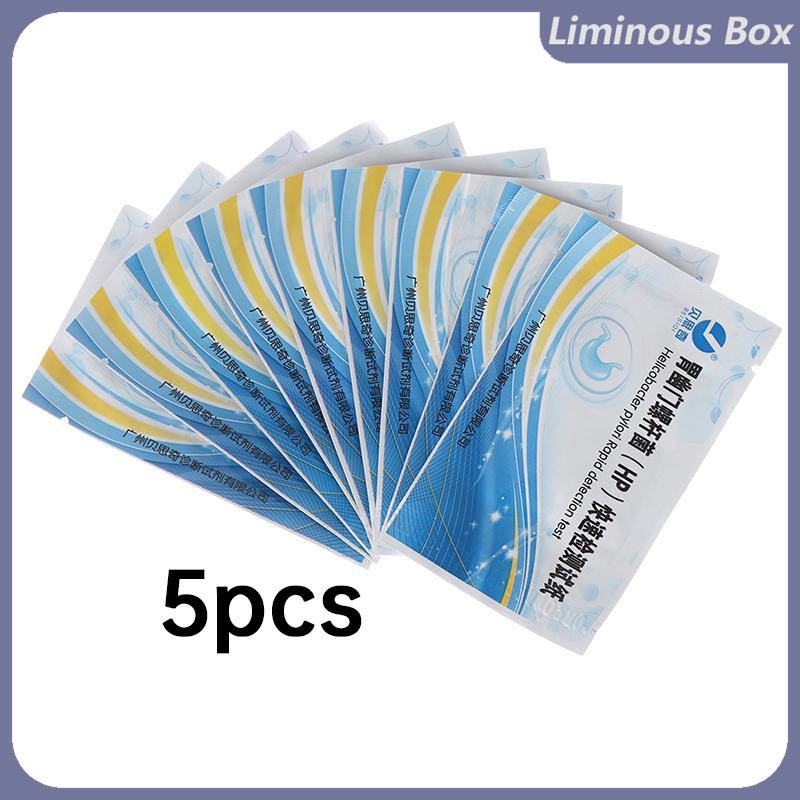 5pcs Helicobacter Pylori Test Paper Gastritis Detection Reagent Oral ...