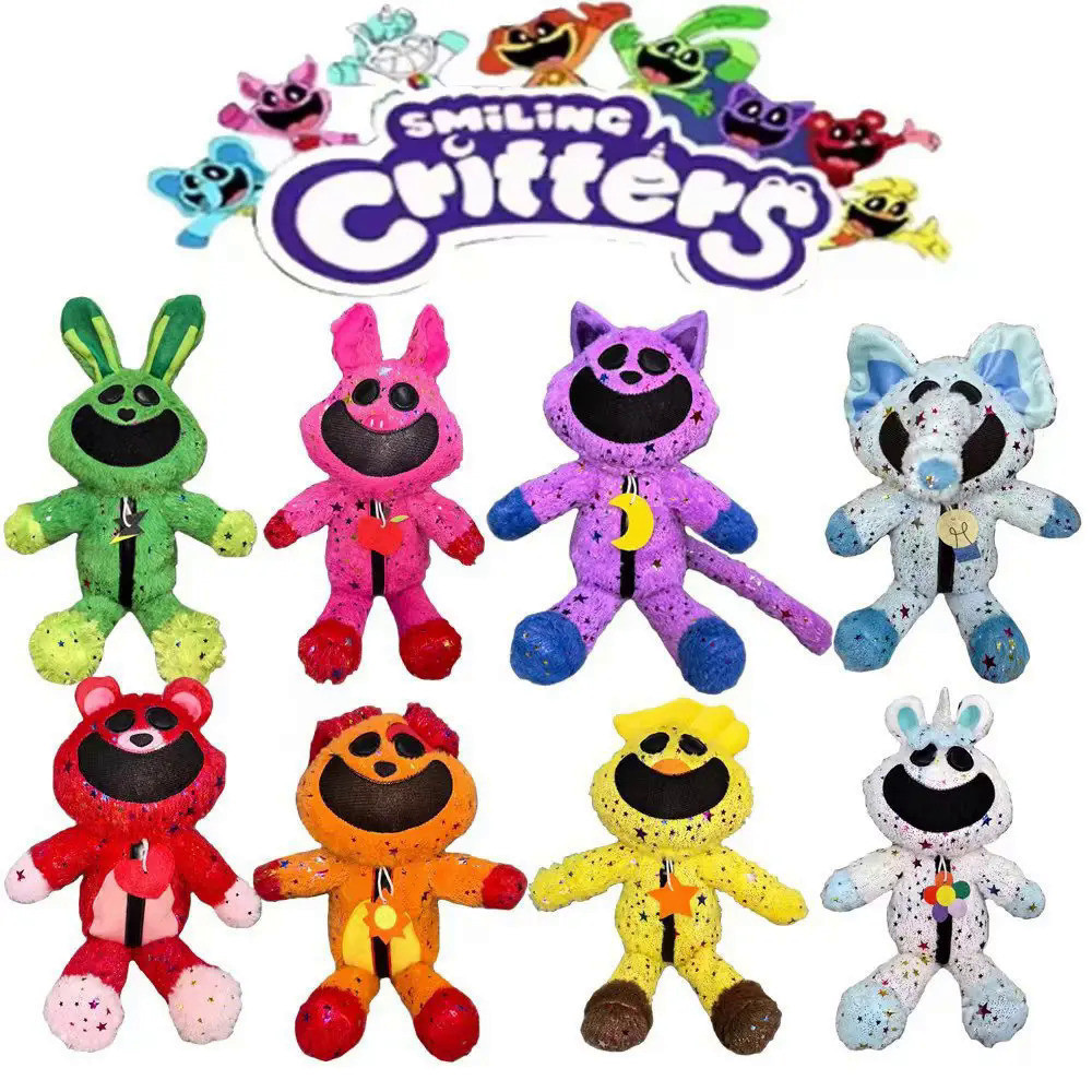 Smiling Critters Plush Toy Glitter Poppy 3 Playtime 20cm Horror Game ...