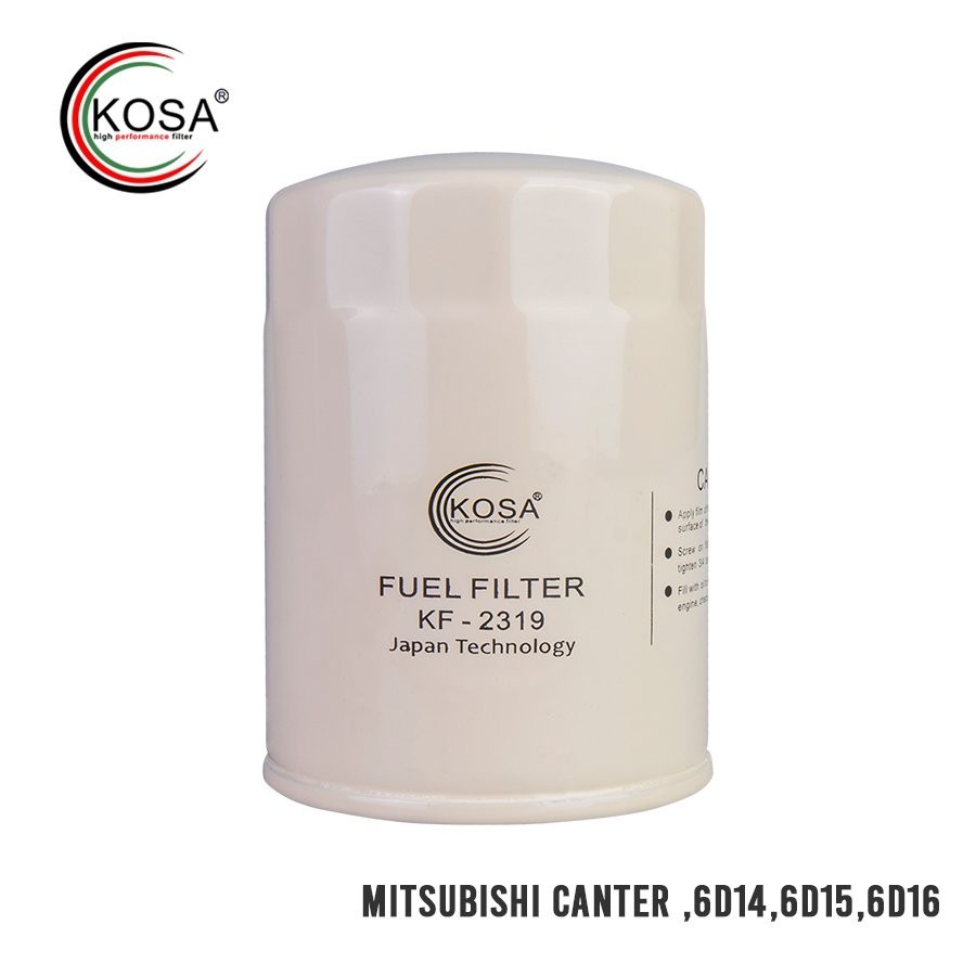 FC-319 MITSUBISHI CANTER 6D14 6D15 6D16 FUEL FILTER KOSA | Shopee ...