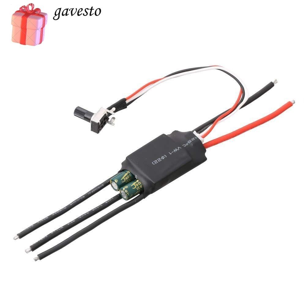 GAVESTO Brushless Motor Driver, Potentiometer DC 7-24V Hallless DC ...