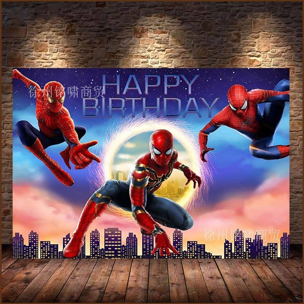 Kira Spider-Man Theme Cartoon Celebrate Party Photo Photography ...