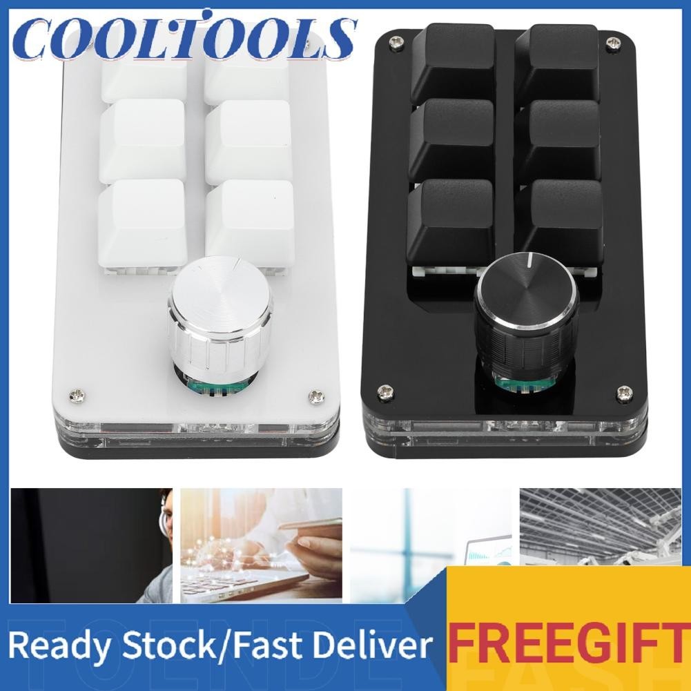 Cooltools Mini Keypad Simple Operation 6 Key One Handed Mechanical ...