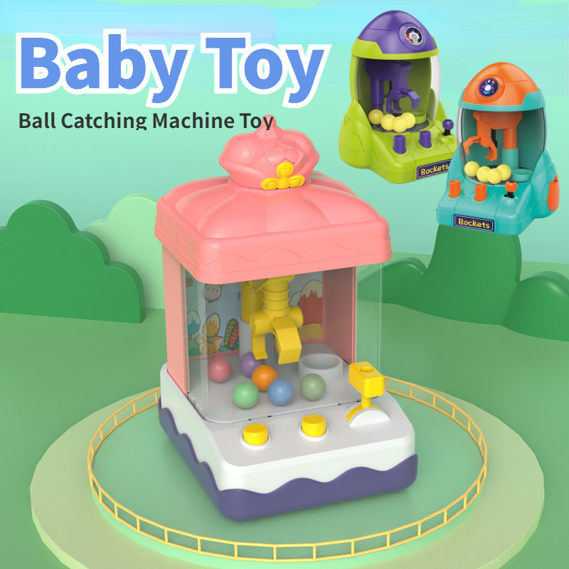 Children Ball Catching Machine Toy Imitating Claw Machine Model Small ...