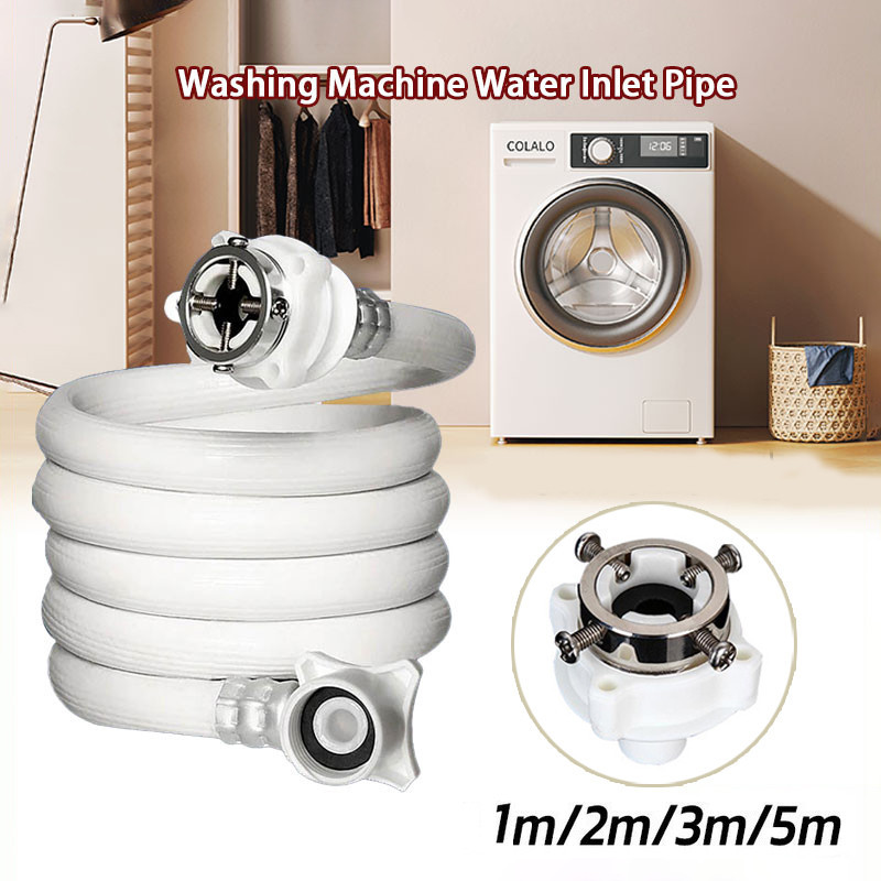 1m/2m/3m/5m Universal Washing Machine Inlet Hose Water Inlet Pip e for ...