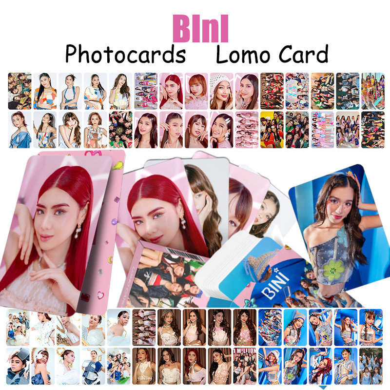 Lomo Cards BINI Photocards Bini Fans Gift Jhoanna Maloi Stacey Mikha ...