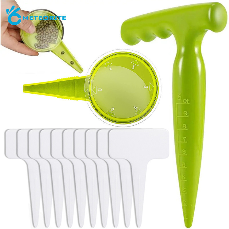 Plant Seed Sower 5 File Adjustable Planter - Hand Held Flower Grass ...
