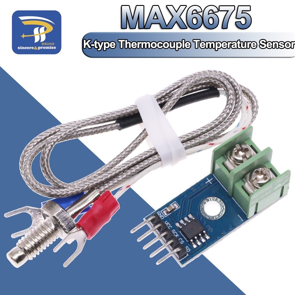 RQ+MAX6675 K-type Thermocouple Temperature Sensor Temperature 0-800 ...