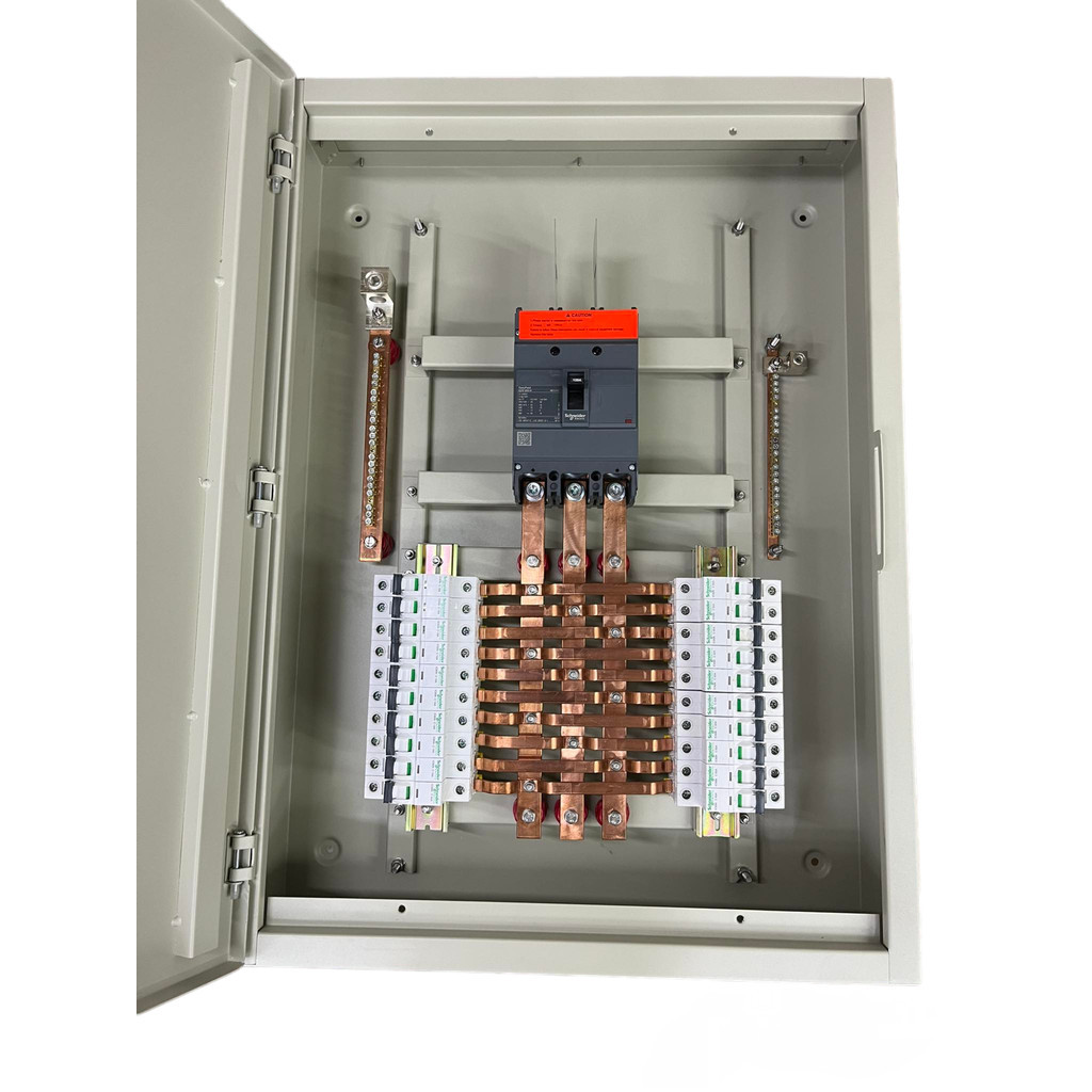 Royu / Schneider Panel Board 200A 3P MCCB Main & 20 Branches 1Pole with ...