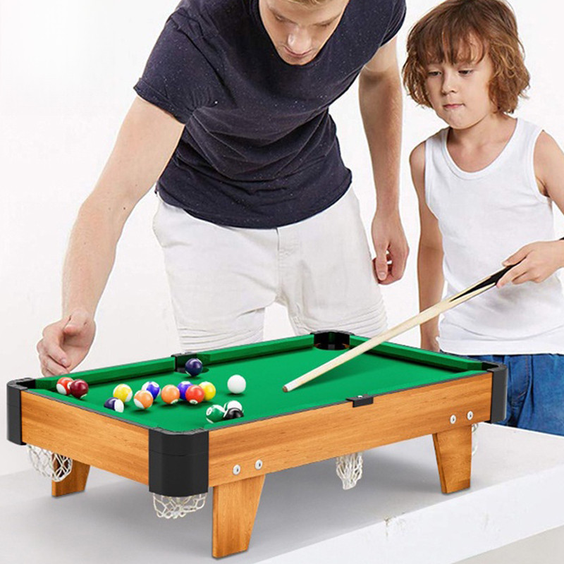 Tuyac Mini Billiards Set for Kids - Tabletop Pool Table with Play Balls ...