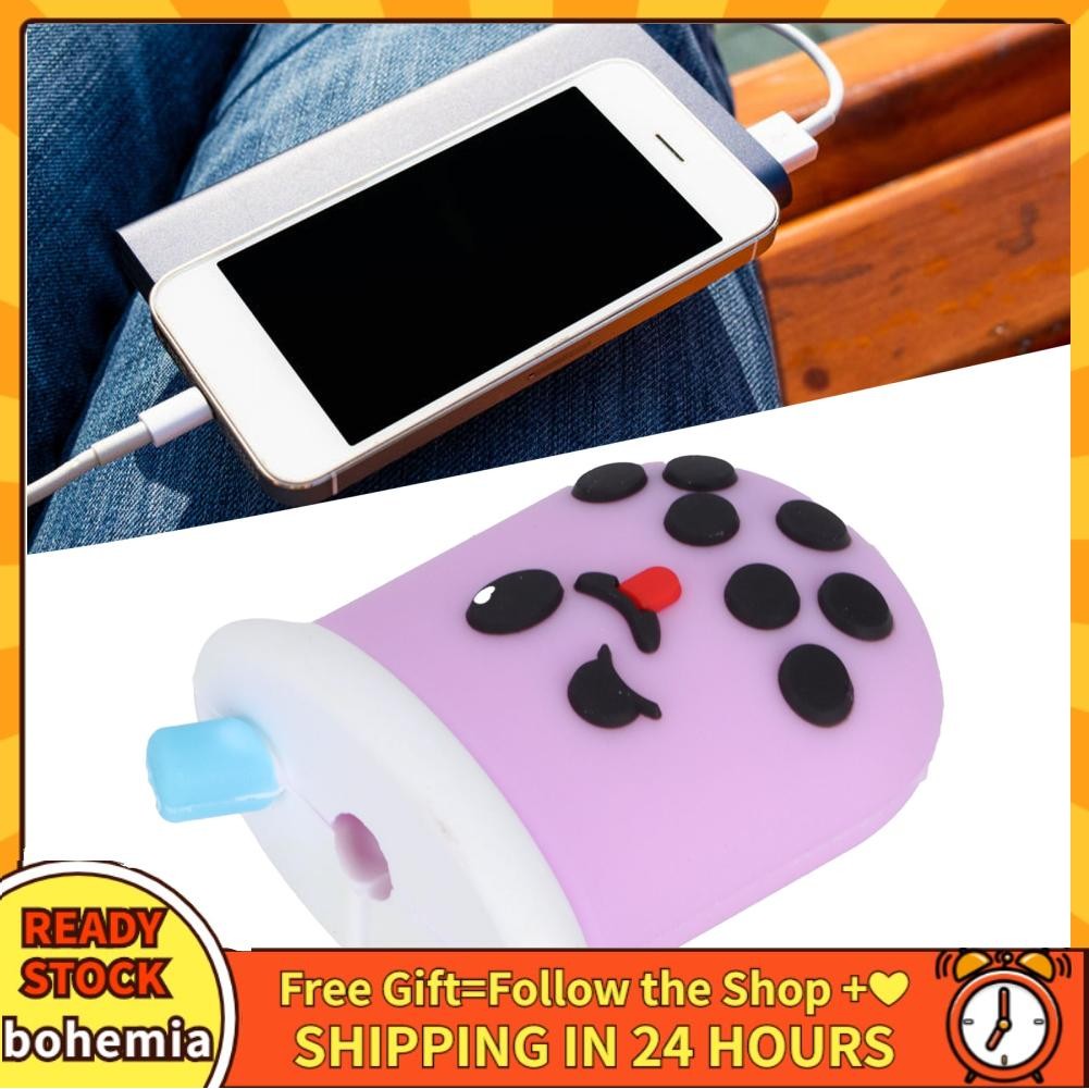 Bohemia Cable Protector Charging Durbale Milk Tea Shaped for USB ...