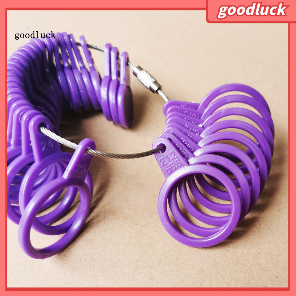 goodluck| Finger Ring Stick Sizer Professional Accurate Detachable HK ...