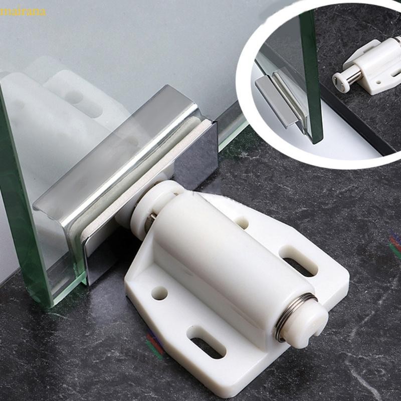 MAI Glass Door Hinge Clamp Single Head Magnetic Catches Display Cabinet ...