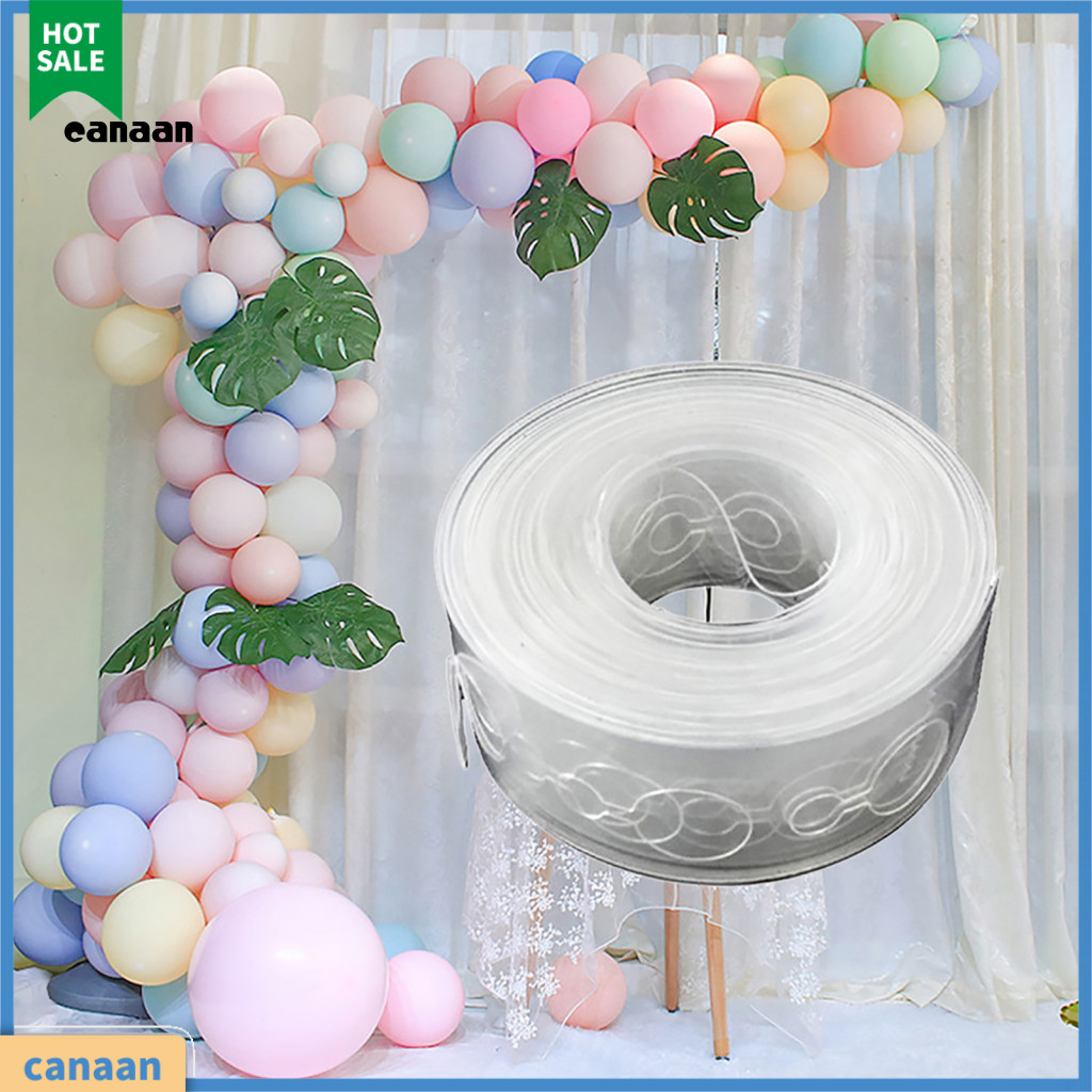 canaan| Balloon String Transparent Flexible Plastic Rolls Balloon Tape ...