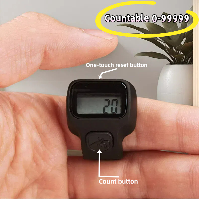 Small Digital Tasbih/ Finger counter,simple and small,Hand-held Pusher ...