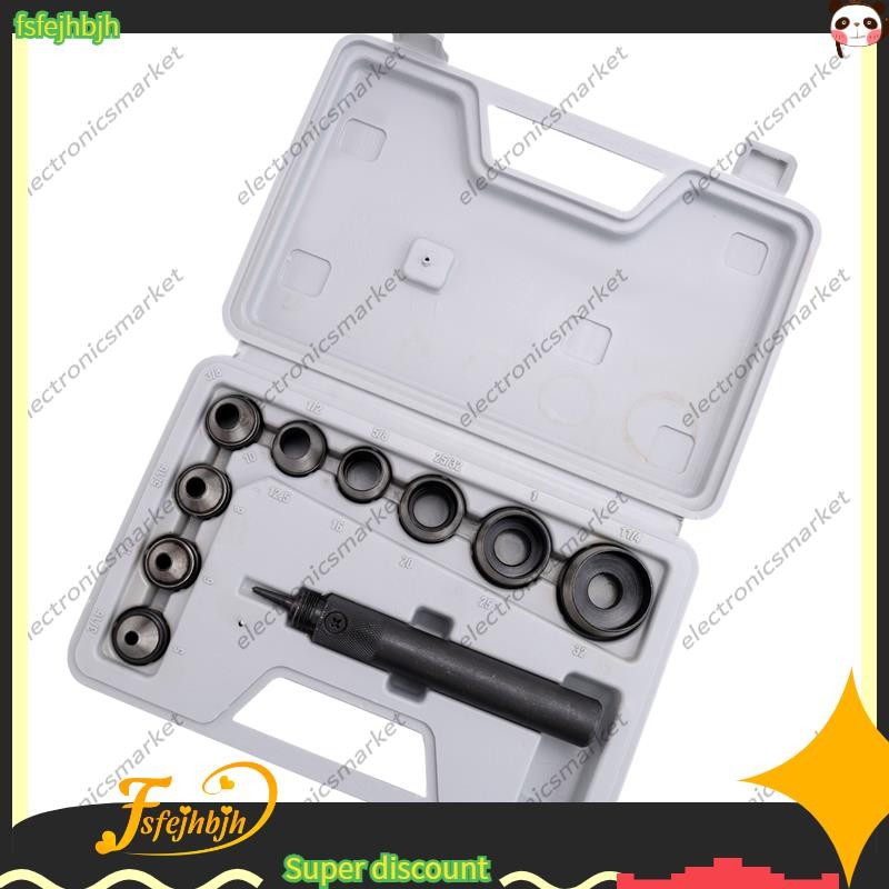 【fsfejhbjh】10Pcs Heavy Duty Hollow Punch Kit Set Gasket Leather Rubber ...