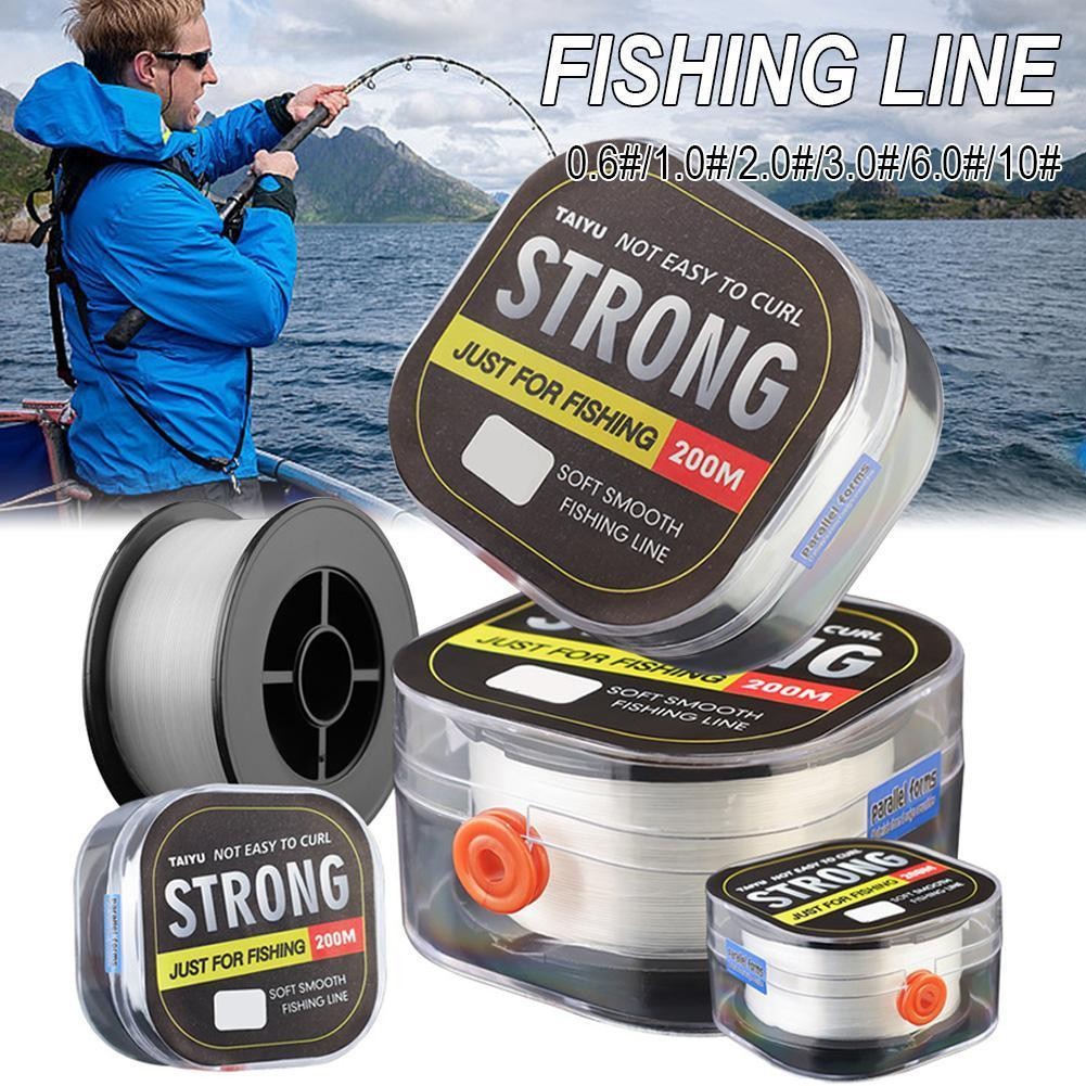 Super Strong Nylon Fishing Line 200m Japan Monofilament Spool Carp Sea Thread Saltwater Fishing ...