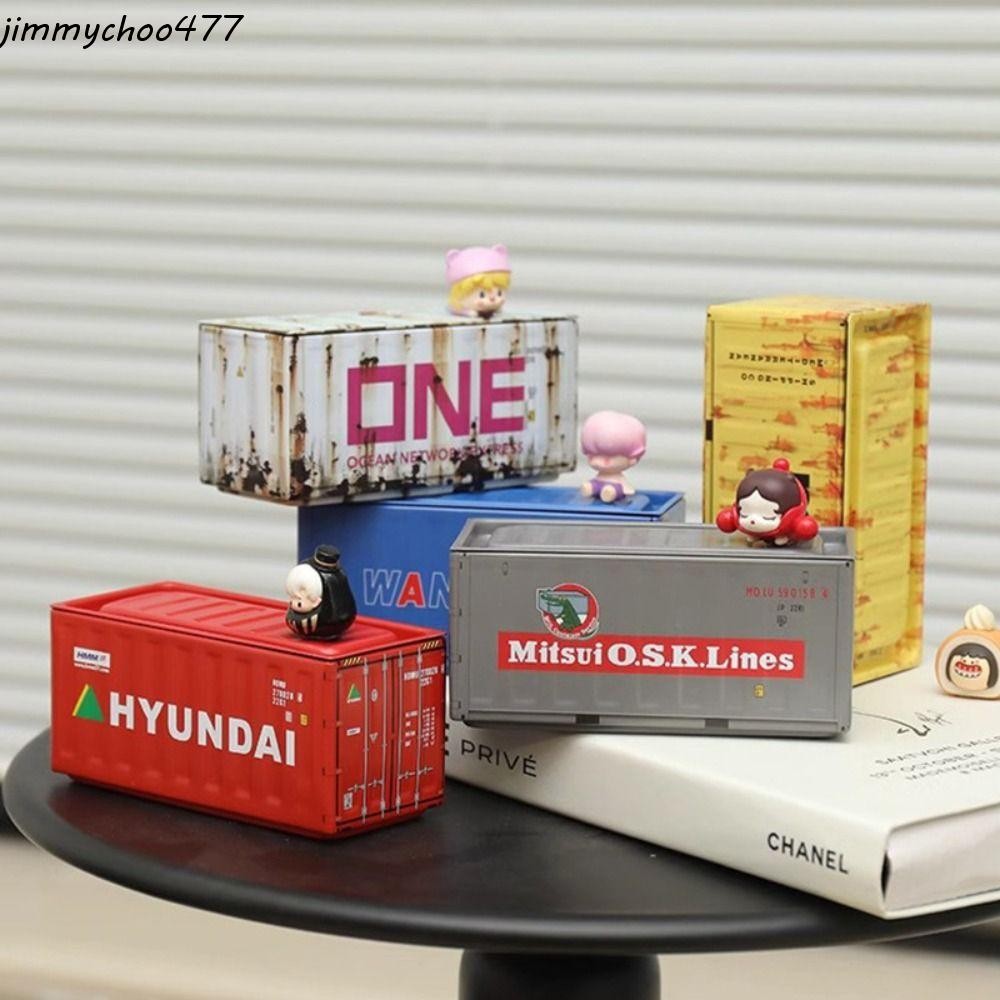 JIMMYCHOO Mini Iron Storage Box, Retro Industrial Style Desktop ...