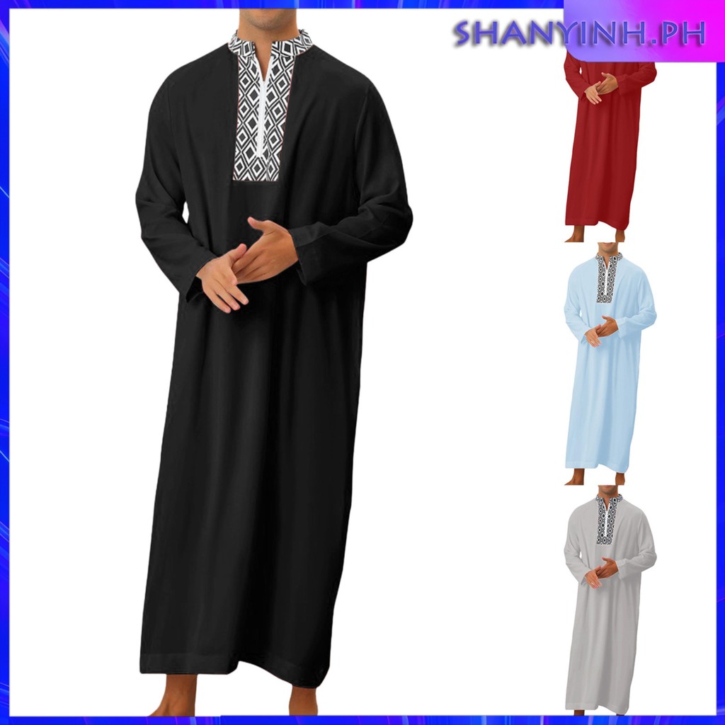 gy Men Middle East Jubba Thobe Muslim Thobe Male Islamic Saudi Arabic ...