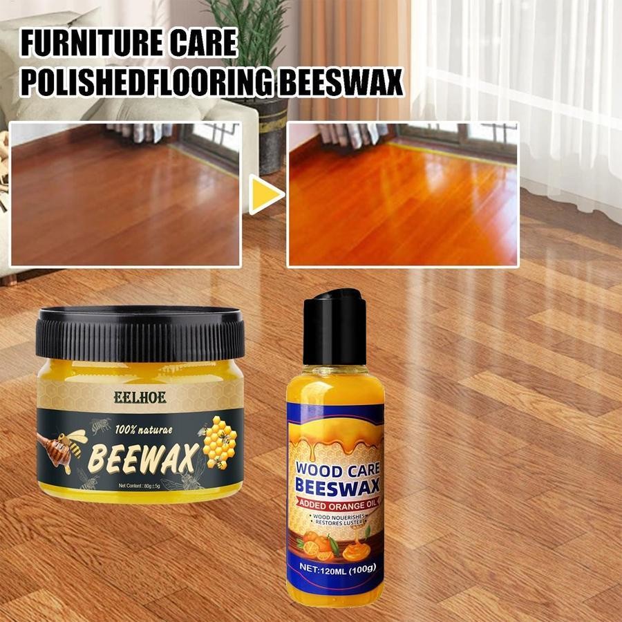 80g Wood Floor Wax Polisher Beeswax Wood Polish For Furniture Wood ...