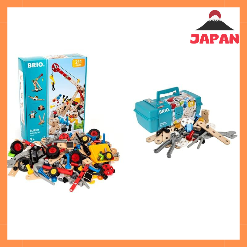 BRIO Builder Activity and Construction Set Bundle for Creative Play ...