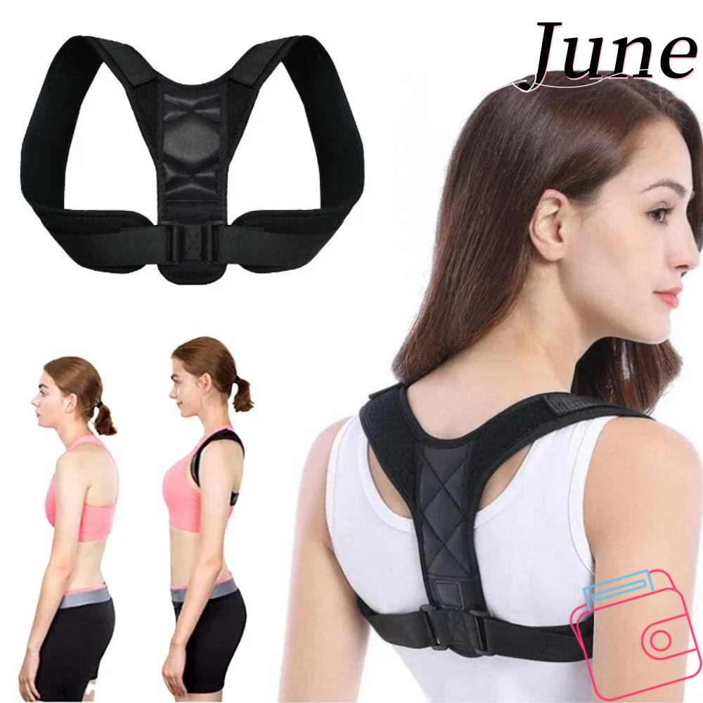 JUNE Back Posture Correction Belt, Invisible Men Women Clavicle Posture ...