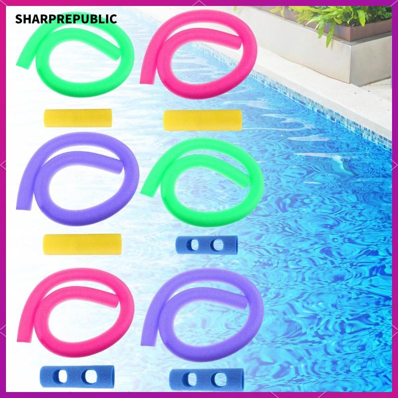 [Sharprepublic] Pool Noodles Foam Tube with Connecting Joint 59 Inch ...