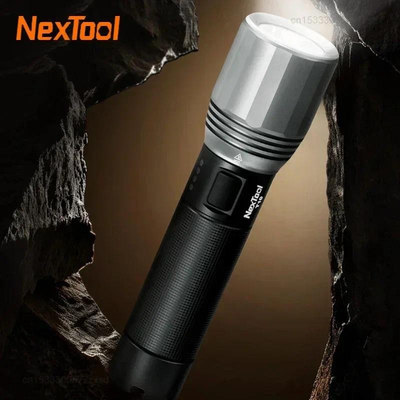 Nextool Portable T10 Rechargeable LED Flashlight 2000lm 7 Modes 2600mAh Battery 220m Torch Lamp ...