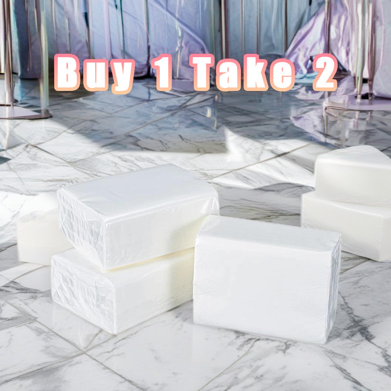 【Buy 1 Take 2】Tissue Facial Organic Green Tea Tissue Paper Car Toilet ...