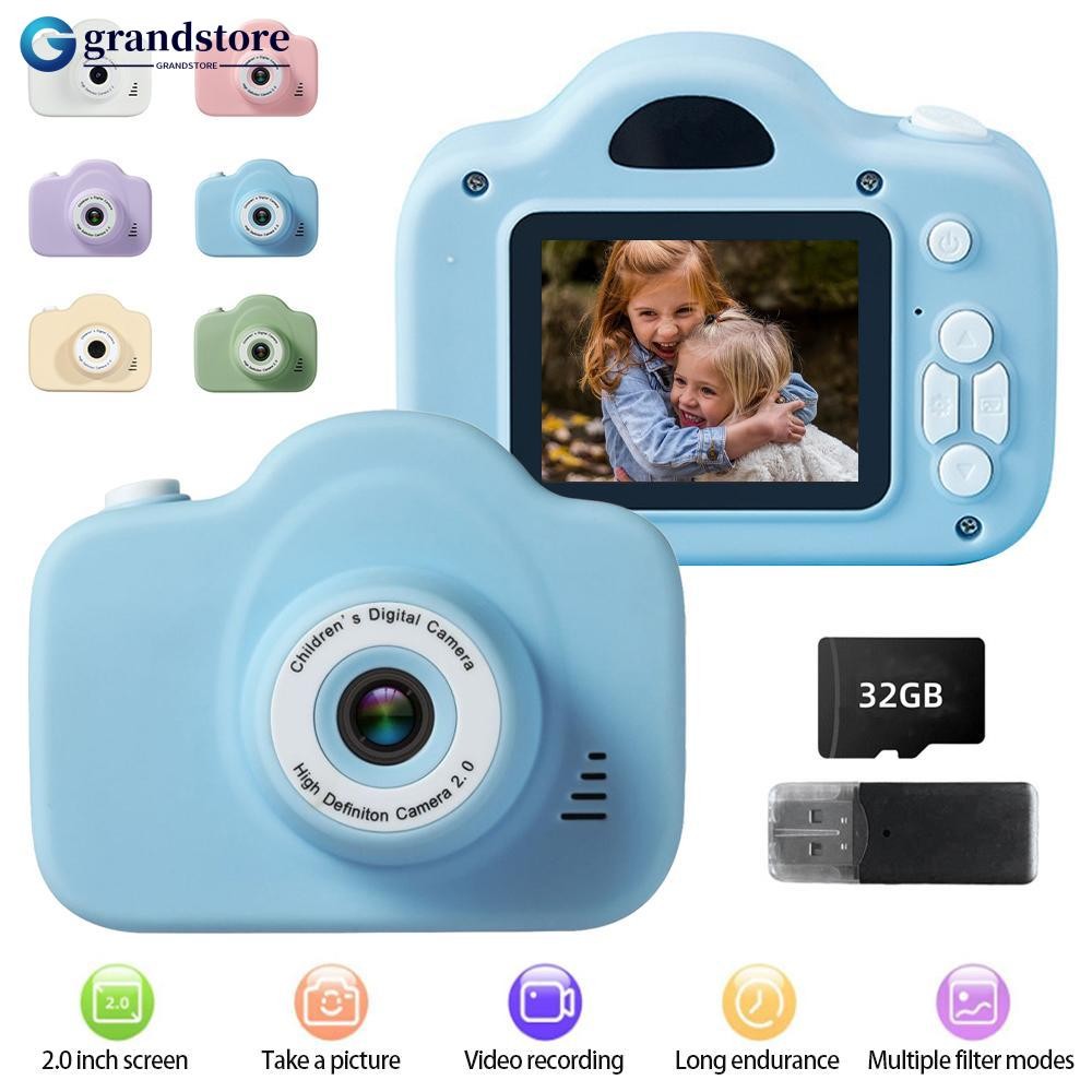 GRANDSTORE Kids Digital Camera Video Camera Toys Mini Cam Color Display ...