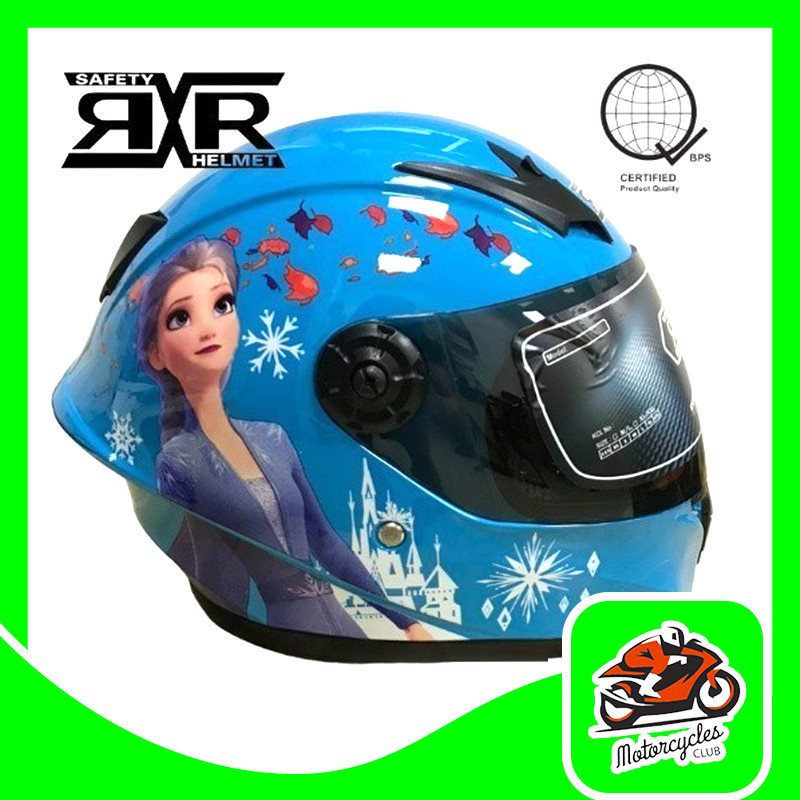 RXR MOTORCYCLE HELMET 066-G5 066-G6 FULL FACE FOR KIDS WITH ICC (BPS ...