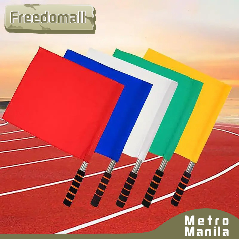 Stainless Referee Flag Sports Training Flag For Soccer Volleyball ...