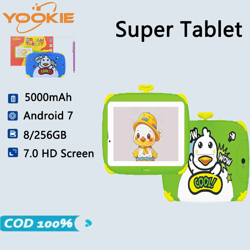 Yookie Tab 7 Inch For Kids Original Cute Tablet Promo 8+256GB Tablet ...