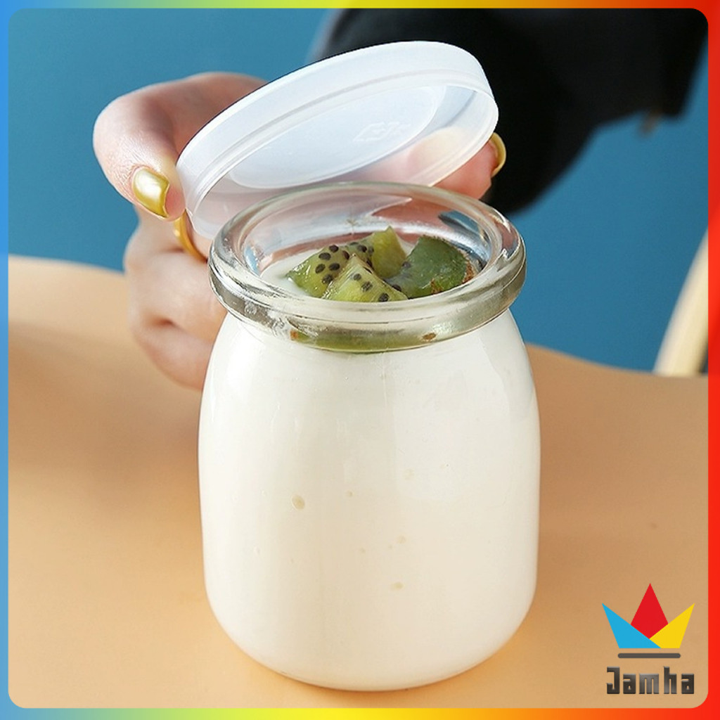 Jamha Pudding Bottle 100ml 150ml 200ml Glass Yogurt Cup Baking Mold ...