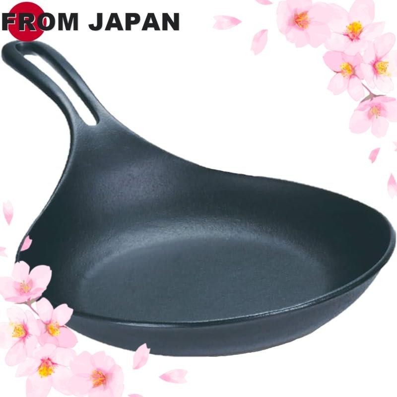 Iwachu Iwachu Omelette 22 with blackened inner diameter 20.5cm, IH compatible frying pan, Nambu ...