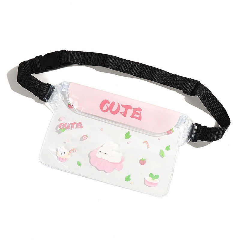 Fashion Waterproof Pockets CellPhone Case Sport Running Waist Belt Bag ...