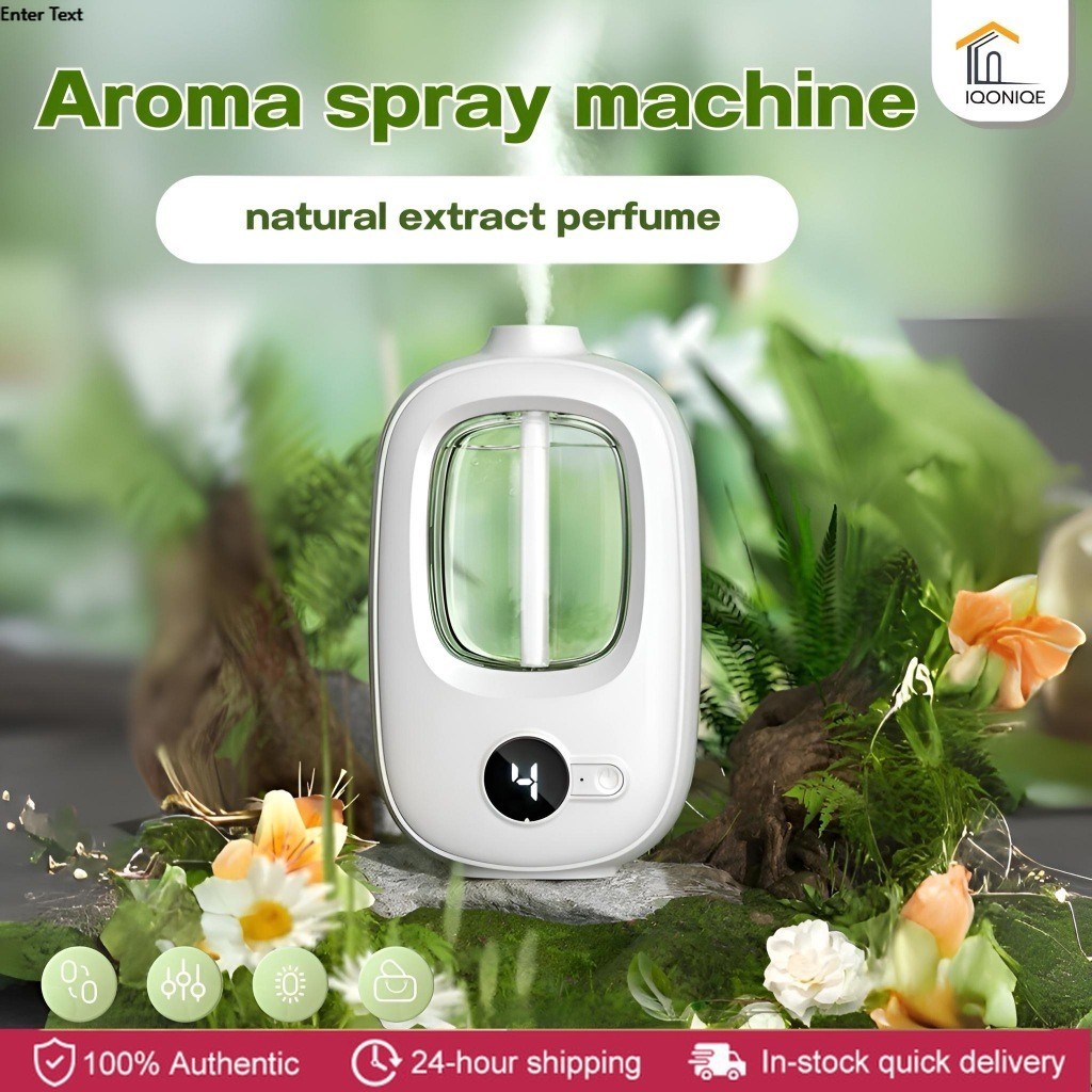 Digital Display Aroma Diffuser Humidifier Essential Oil Rechargeable ...