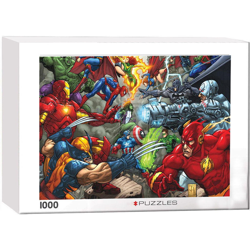 Stark DC Universe Iron Man Wolverine Batman Anime 1000 Pcs Wooden ...