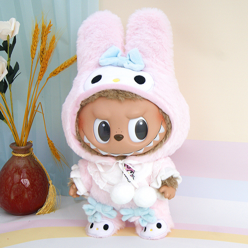 Labubu Vinyl Plush Doll Clothes Replacement Labubu Time to Chill Doll ...
