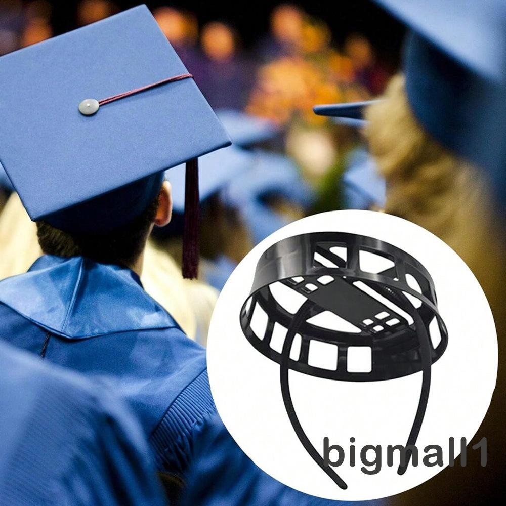 BIGMALL-Original Graduation Cap Insert Plastic Black Graduation Hat ...