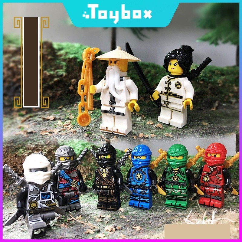Shadow Ninja building blocks, Master Lord, 8 minifigures, puzzle ...