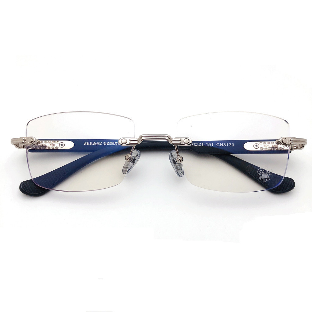 Chrome Hearts New Men's Spectacle Frame Casual Rimless Glasses Fashion ...